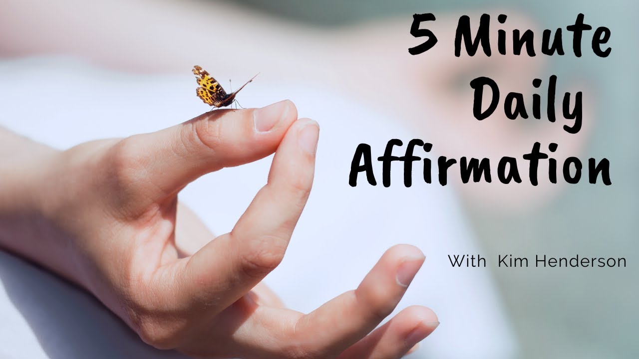 Daily 5 Minute Affirmation Day 9 | Affirm Peace | Self Love ...