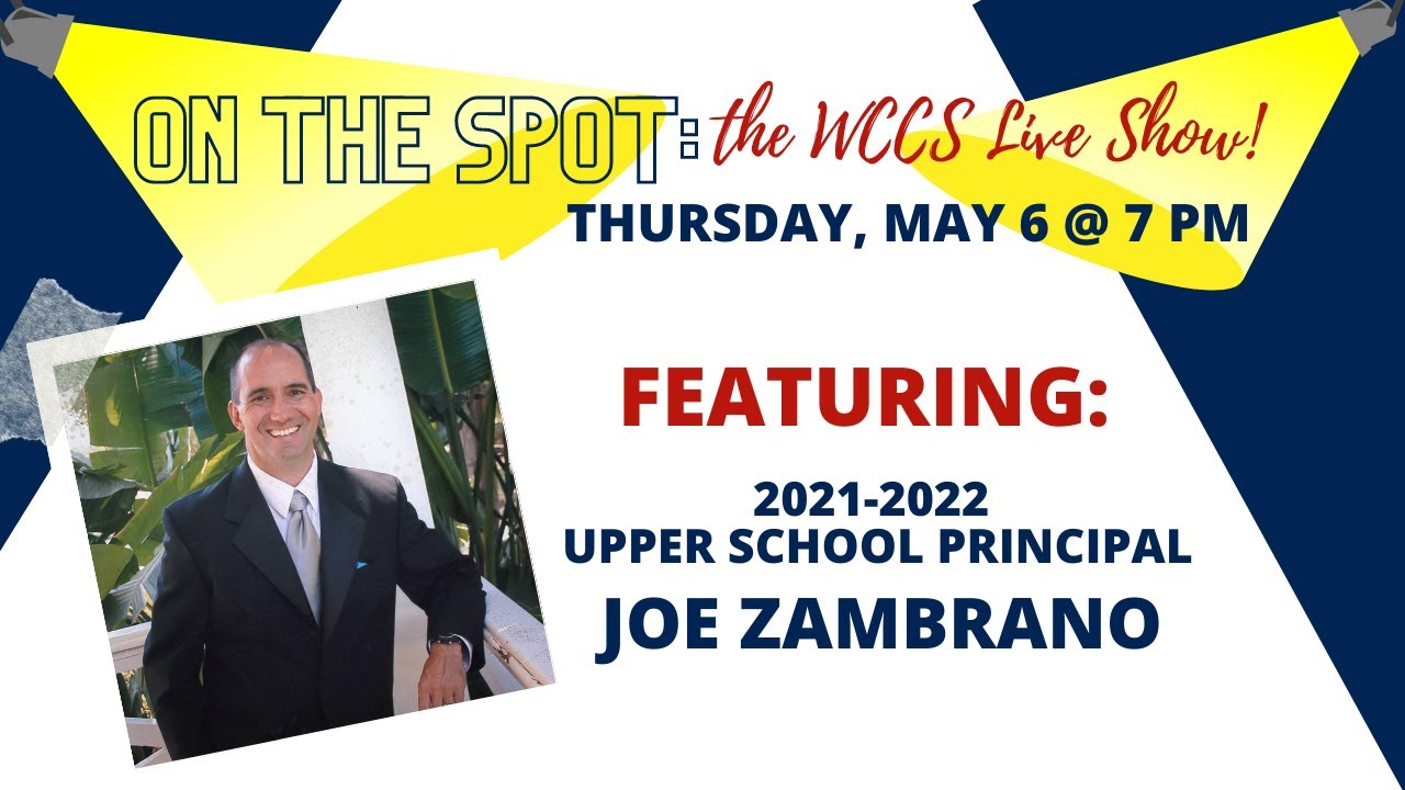 Live Show Interview with NEW Upper School Principal, Joe Zambrano - YouTube