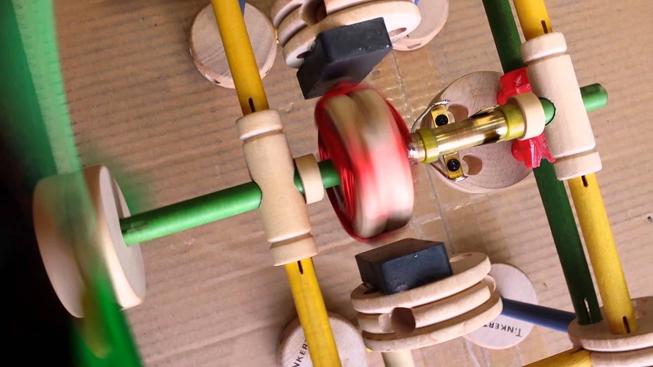 Tinkertoy Motor - YouTube