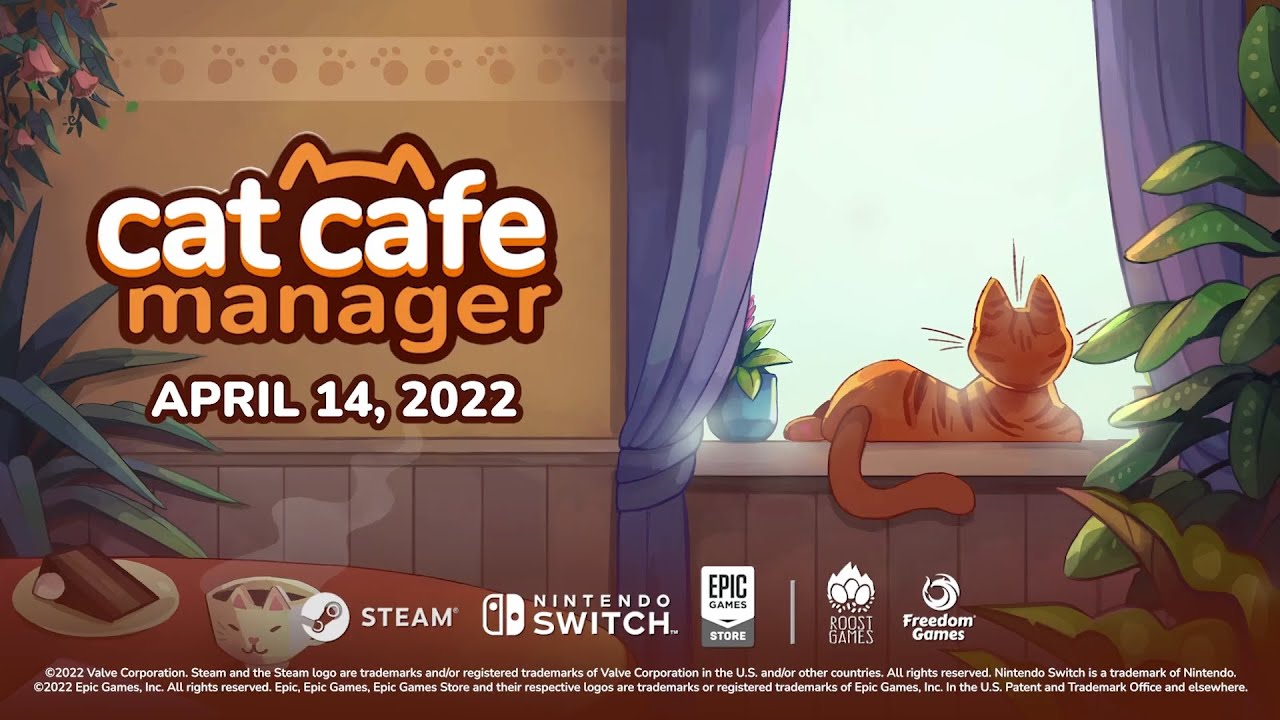 Cat Cafe Manager - Release Date Announcement - PC & Switch - YouTube