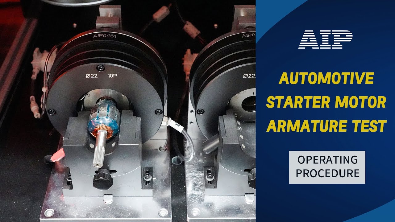 Automotive Starter Motor Armature Testing. - YouTube