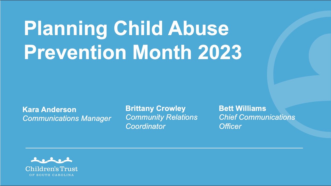 Planning Child Abuse Prevention Month 2023 - YouTube