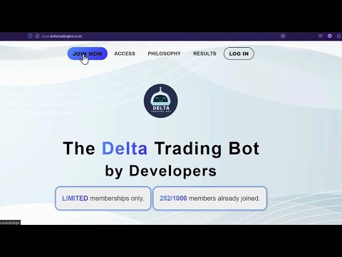 How delta trading bot works ? - YouTube