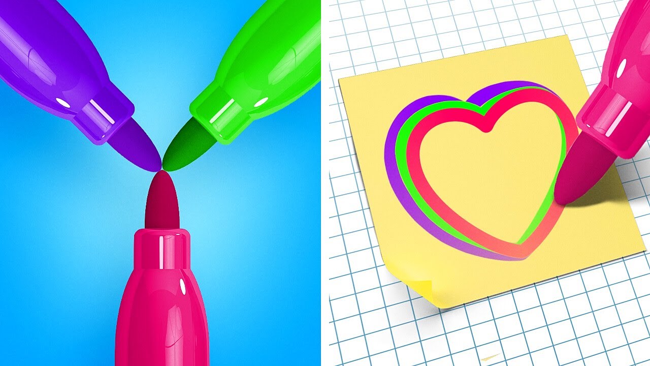BACK TO SCHOOL: Awesome Crafts and Hacks For Every Day - YouTube
