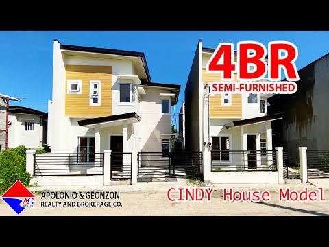 4 Bedrooms 2 Storey House Semi-Furnished For Sale Davao City - CINDY HOUSE MODEL GRANVILLE
