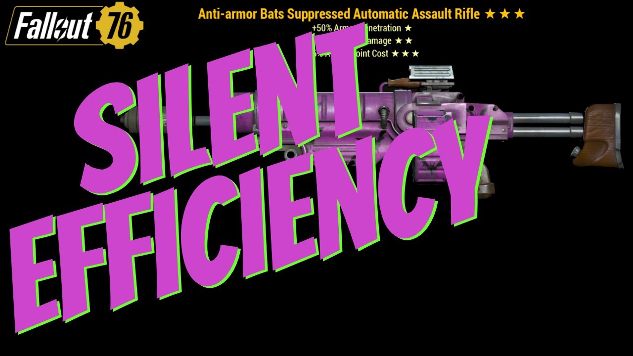 Fallout 76 - The Assault Rifle Is All Business - YouTube