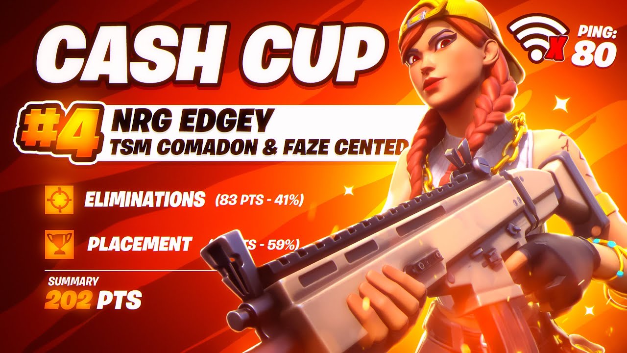 4TH PLACE In Trio Cash Cup w/ Cented & Commandment 💸 (Fortnite Trio ...