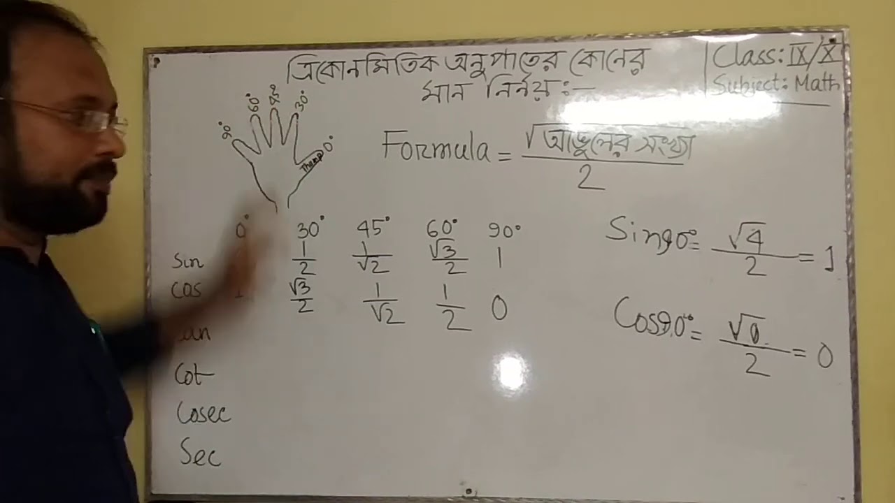 Trigonometric ratios of the angels. Part -3 - YouTube