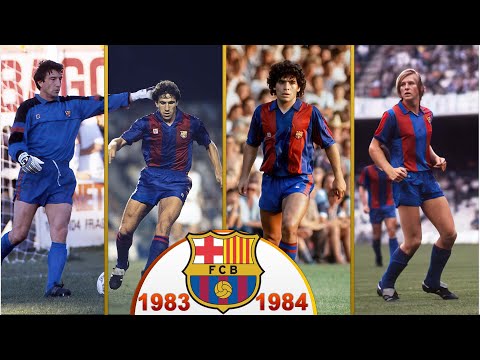 Squad FC Barcelona season 1983-84  Then and Now