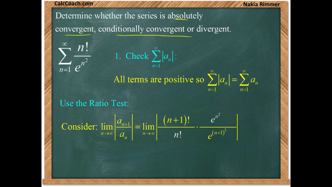Convergence Tests Video 13 (of 15) - YouTube