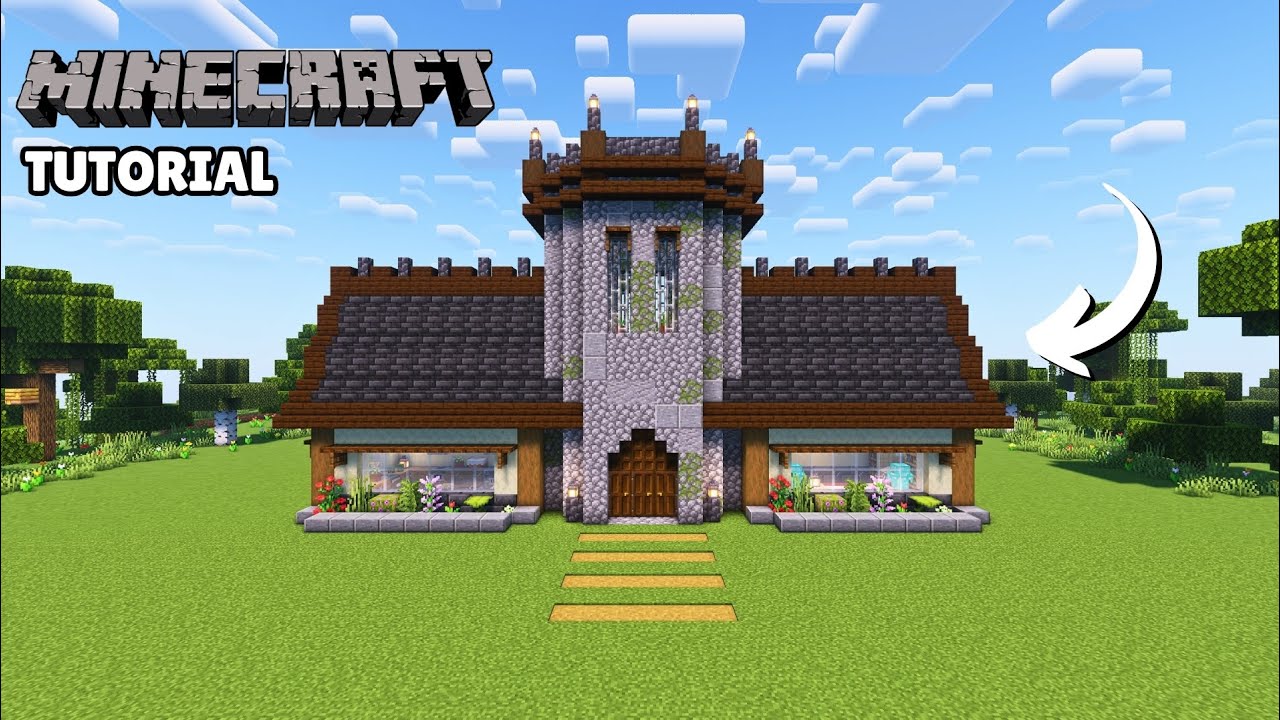 Epic Medieval Home! Simple Build Tutorial! - YouTube