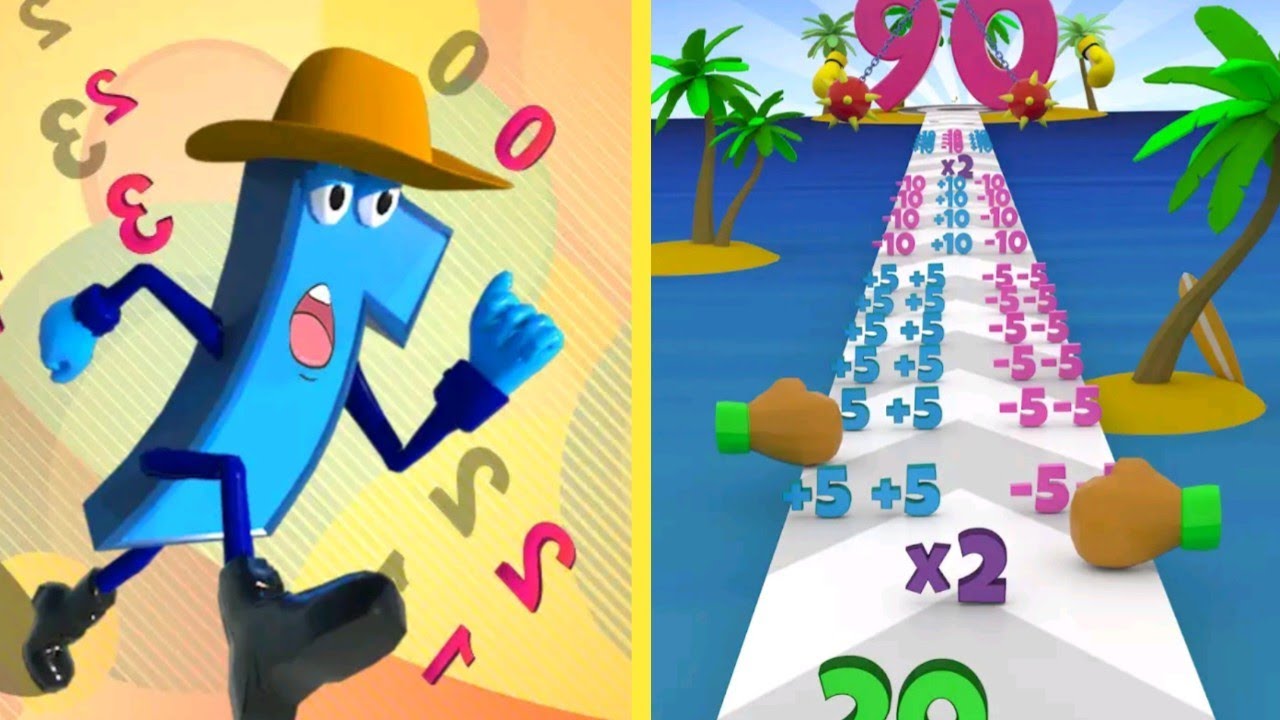 Number Run 3D - Game - YouTube