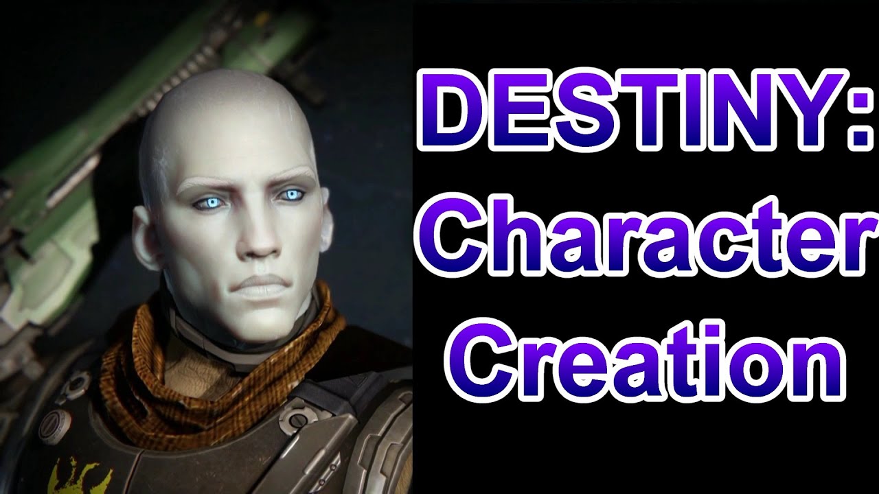 DESTINY The Taken King Character Creation: Awoken Male Hunter - YouTube