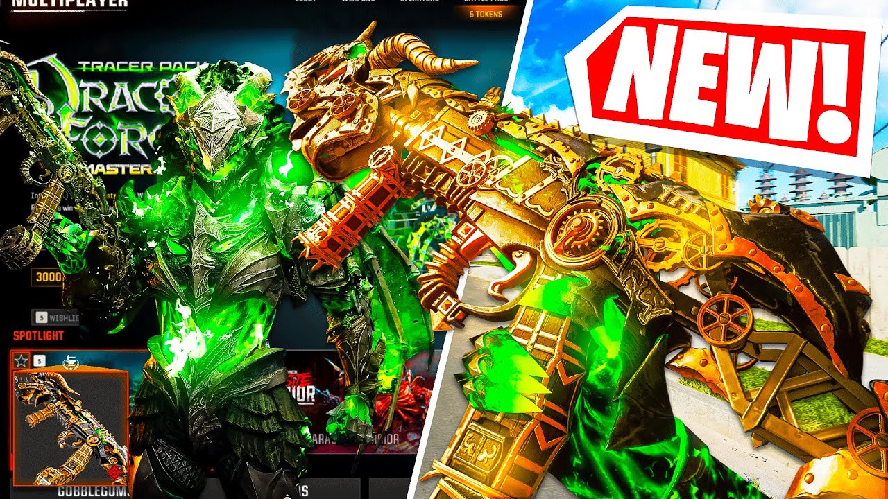 *NEW* TRACER PACK DRACONIC FORGE MASTERCRAFT in BLACK OPS 6 (Emerald ...