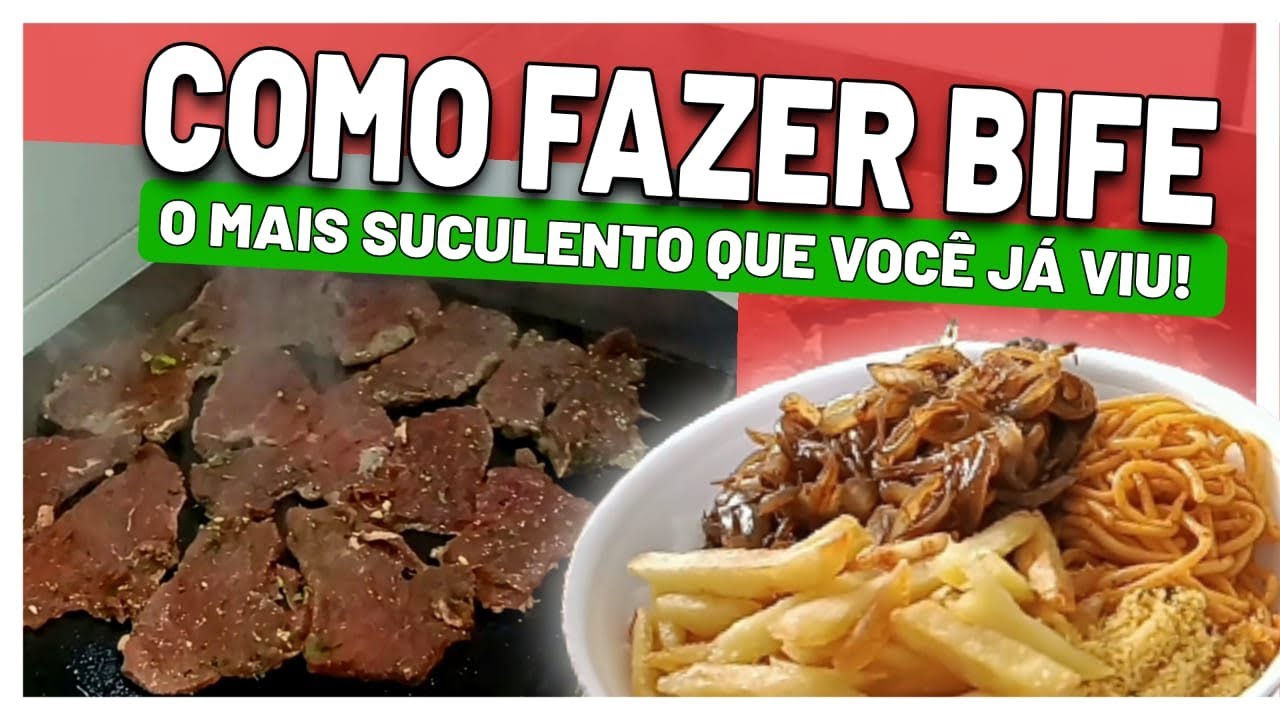 Como fazer um bife de alcatra perfeito para suas marmitas!!! - YouTube