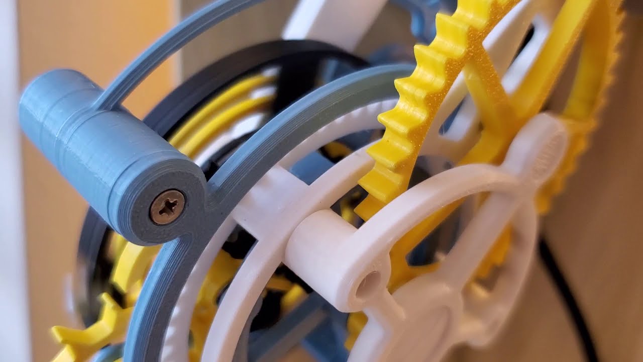 3d printed tourbillon - YouTube