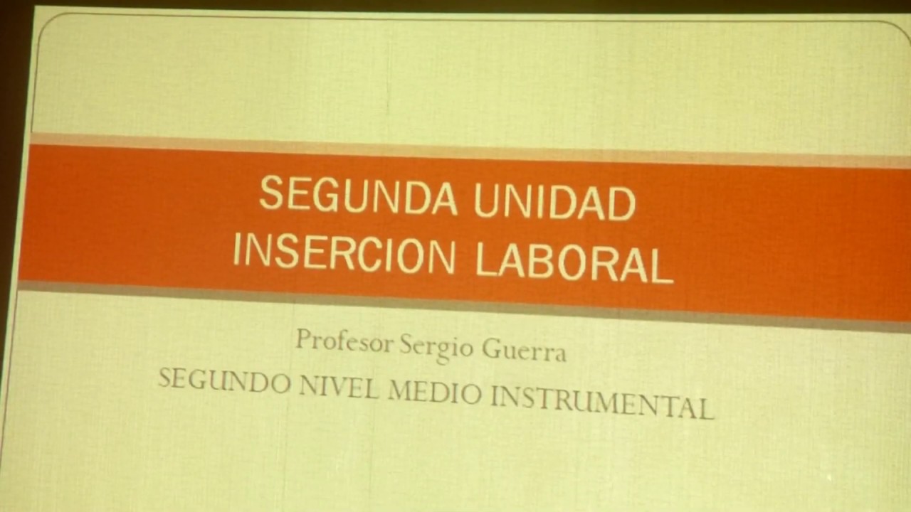 inserción laboral ceia pac profesor sergio guerra - YouTube