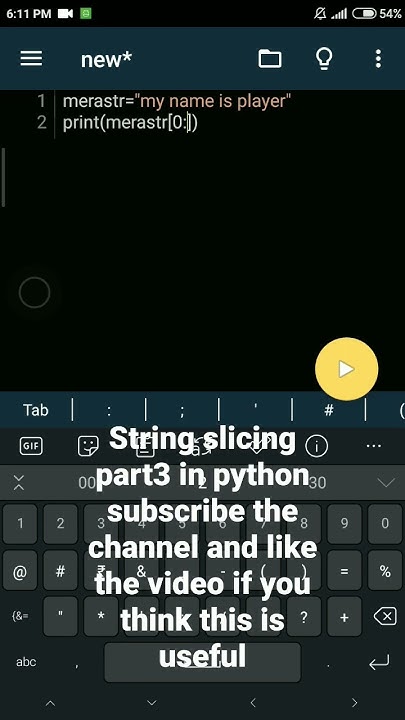 How To Slice A String In Python Python Pythonforbeginners Pythontutorial Python3 Youtube