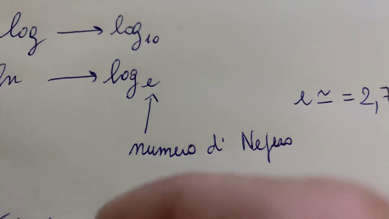Logaritmi Con La Calcolatrice Scientifica YouTube
