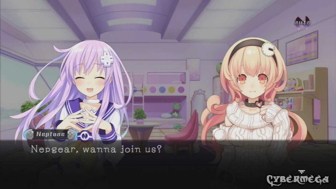 HyperDimension Neptunia MK2 Compa Chirper Events - YouTube