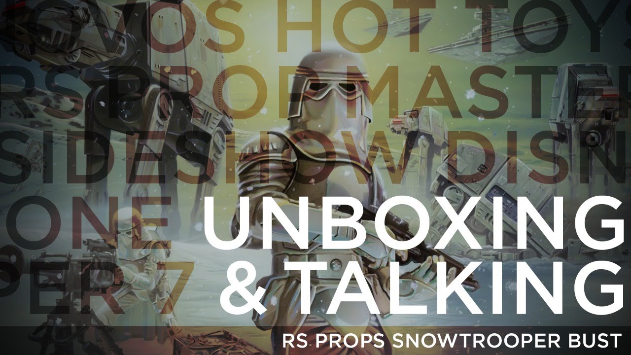 RS Props Snowtrooper Bust | Unboxing & Talking - YouTube