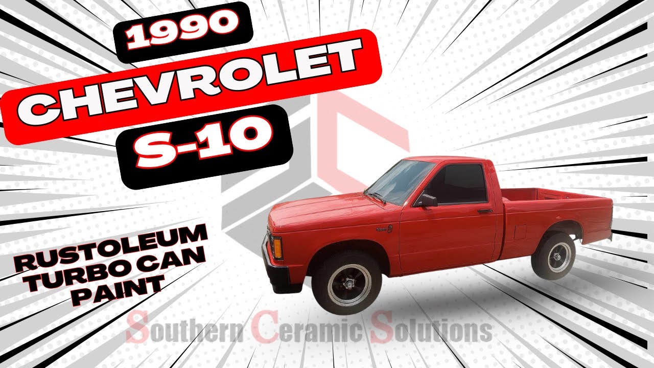 Rustoleum Turbo Can Painted S10 Closer Look - YouTube