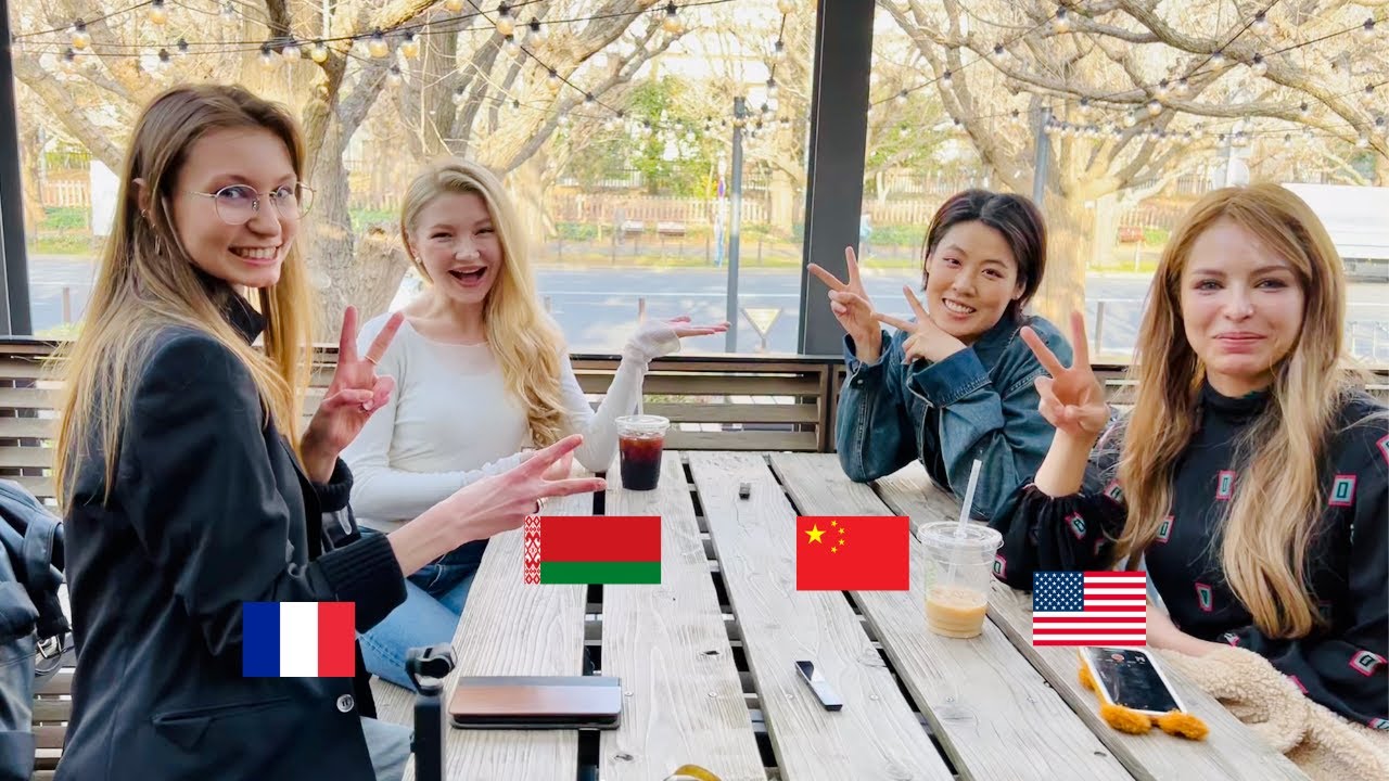 International girls talk in Japan | American, Belarusian, Chinese, and ...