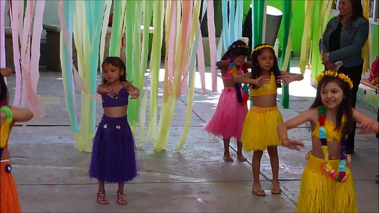 BAILE HAWAIANO PREESCOLAR He Mele No Lilo Y WEPA - YouTube