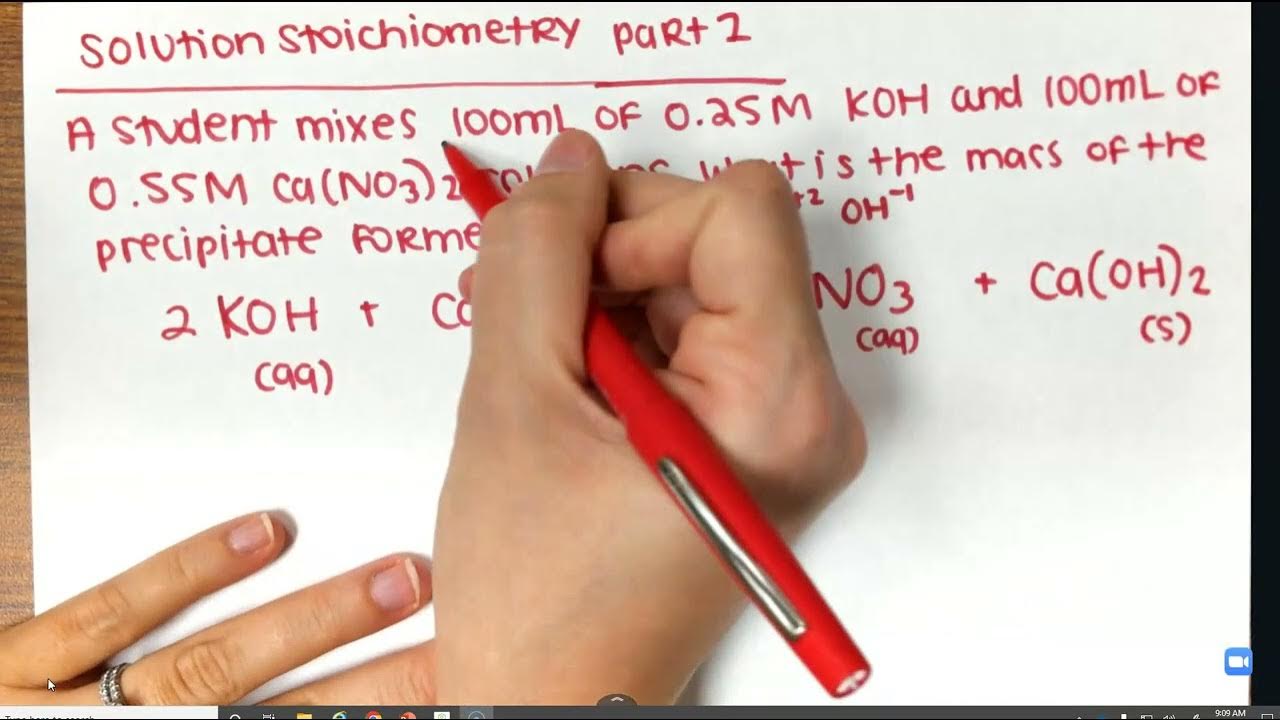 How to do Solution Stoichiometry for AP Chem Part 1 - YouTube