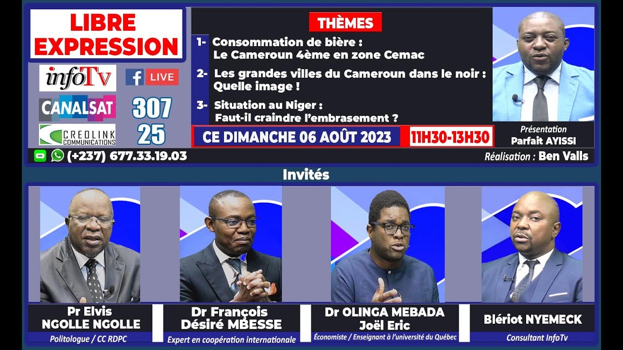 LIBRE EXPRESSION DU 06 AOÛT 2023 - YouTube