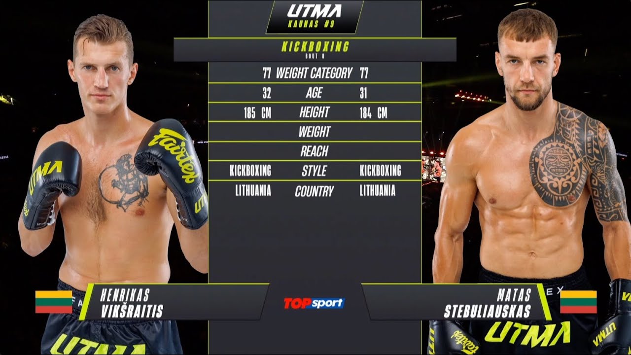 Henrikas Vikšraitis vs Matas Stebuliauskas | UTMA 9 | Full Fight - YouTube