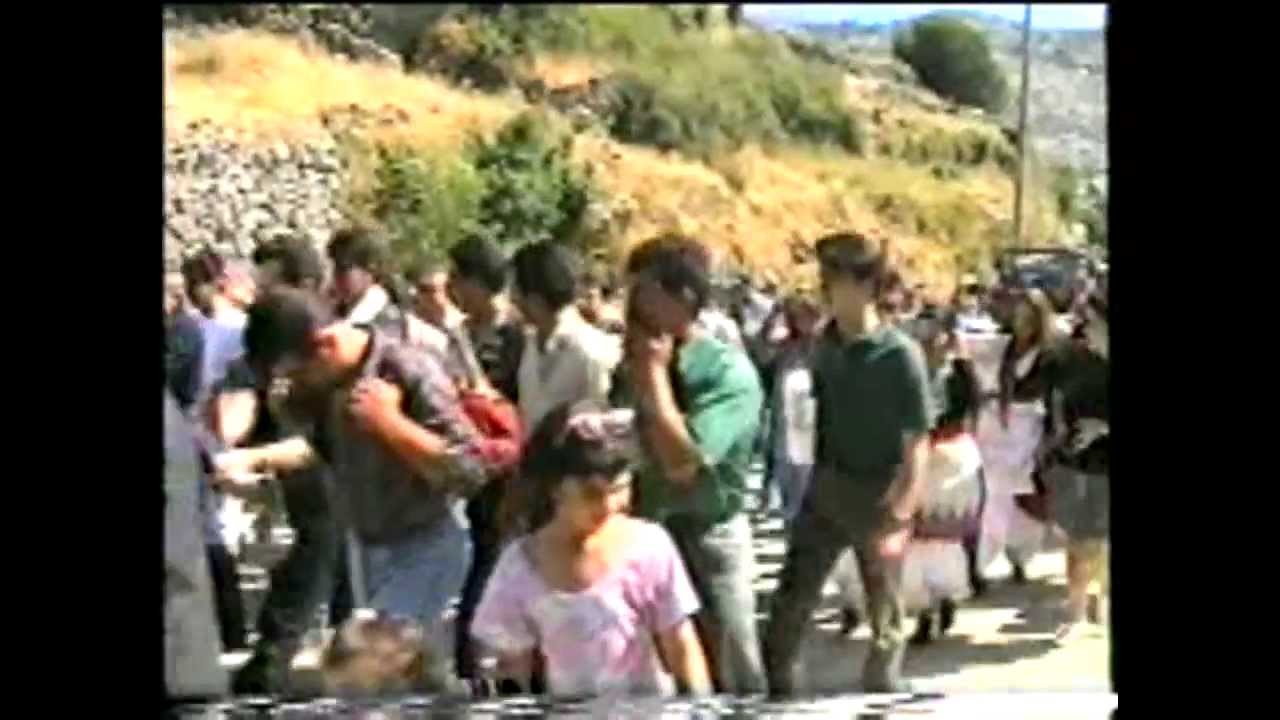 ΨΑΡΑΝΤΩΝΗΣ ΓΑΜΟΣ ΞΥΛΟΥΡΗ ΑΝΩΓΕΙΑ ΠΕΡΑΧΩΡΙ 20-7-1996 ΠΡΟΥΚΙΑ - YouTube