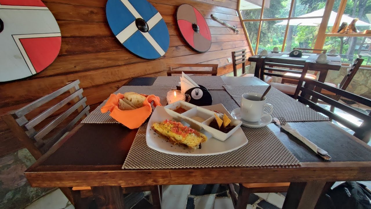 Asgard resort restaurant - San Lucas Sacatepequez - YouTube