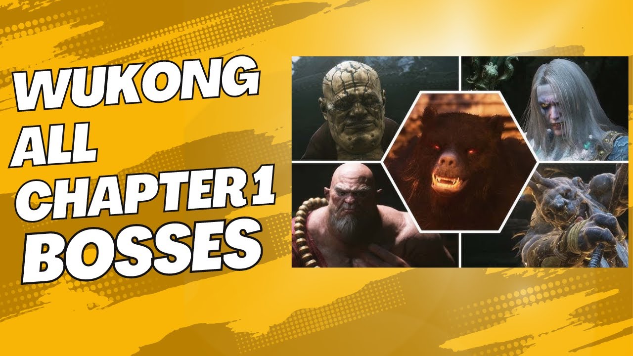 Black myth : Wukong Chapter 1 bosses - YouTube