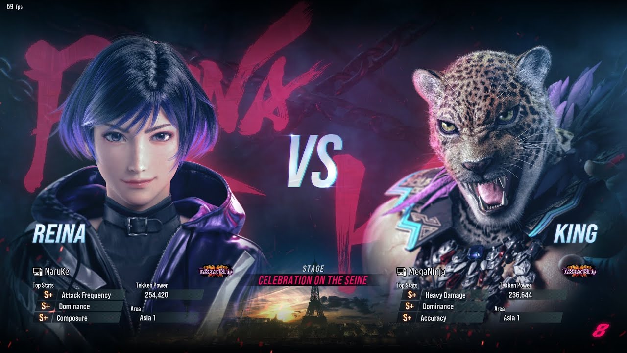 Bullying Ranked with Reina | Reina (Me) Vs King Againnn... | Tekken 8 ...