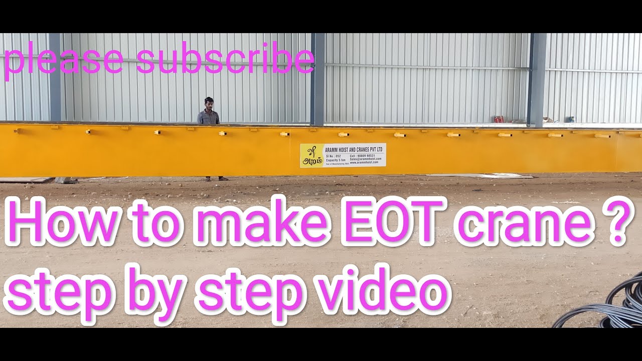 EOT crane manufacturing process - YouTube