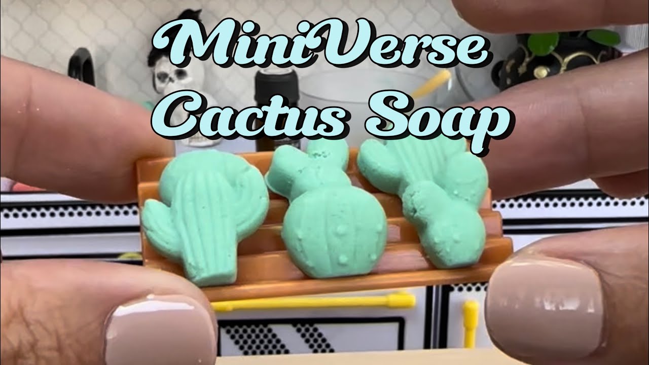 Making MiniVerse Mini Cactus Soap 🌵 - YouTube