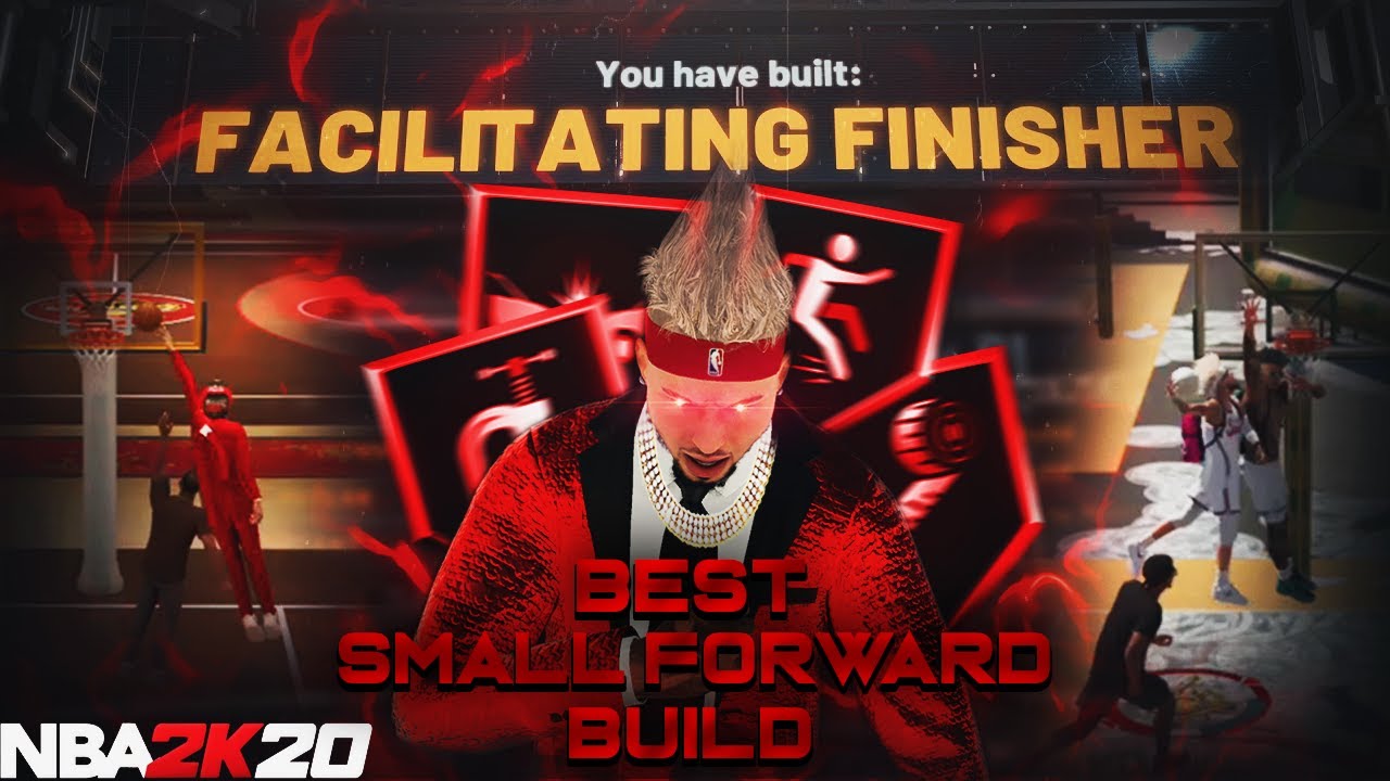 *NEW* BEST SMALL FORWARD BUILD ON NBA 2K20! NEW FACILITATING FINISHER ...