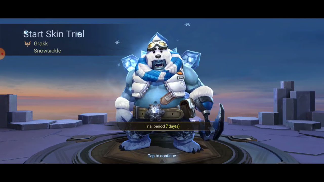 Arena of Valor Review Hero Grakk "SNOWSICKLE" - YouTube