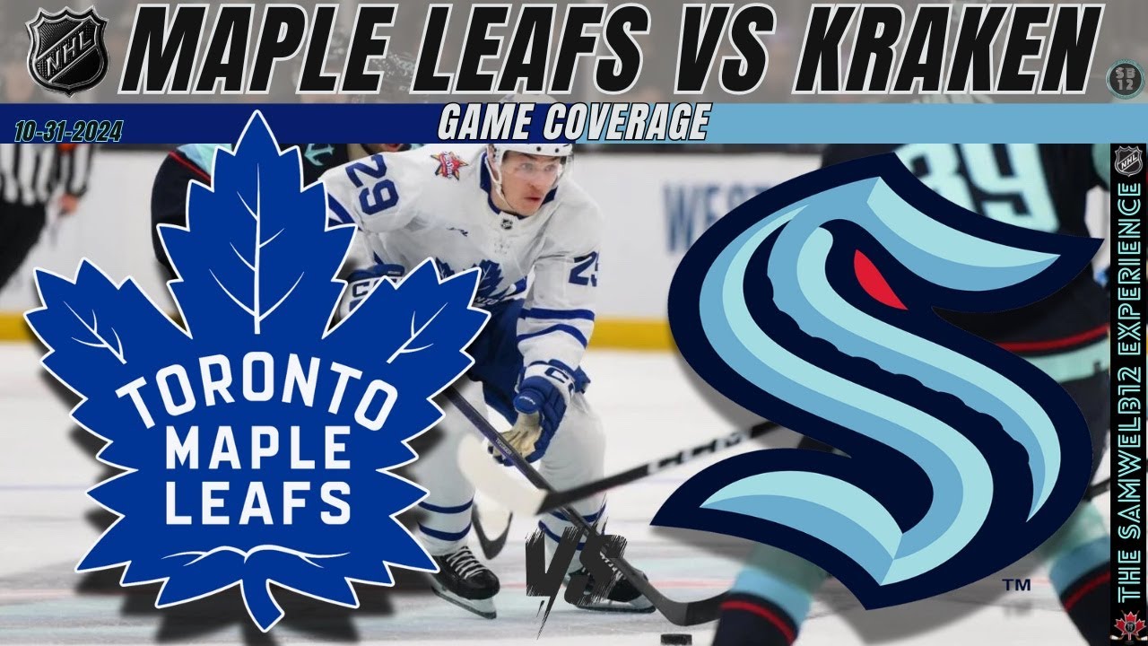 Toronto Maple Leafs vs Seattle Kraken Live NHL game cast | Game Audio ...