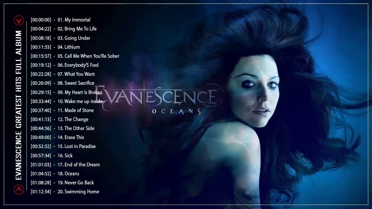 Evanescence Greatest Hits - Best Of Evanescence - YouTube