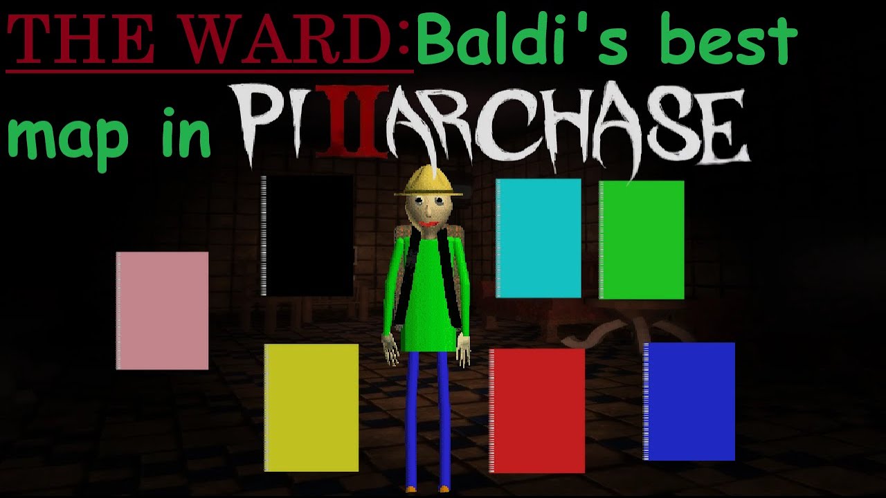 Pillar Chase 2-The Ward: Baldi's best Map - YouTube