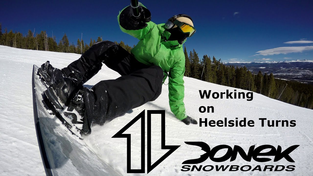 100 seconds of working on heelside snowboard turns - YouTube