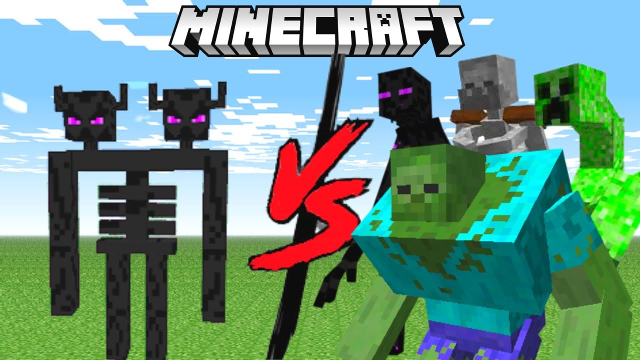TWO-HEADED ENDERMAN vs EVERY MUTANT CREATURE in Minecraft Mob Battle ...