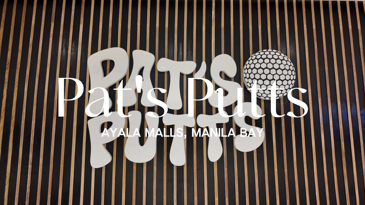 Pat's Putts Ayala Mall, Manila Bay | Walking tour and Activities - YouTube