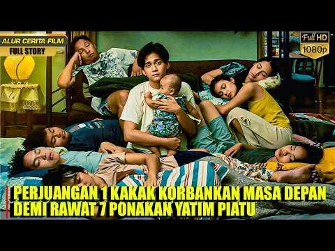 KISAH 1 KAKAK LAJANG YANG MENDADAK JADI BAPAK BUAT 7 PONAKAN ! ll ALUR CERITA FILM - INI CRUSH MOVIE