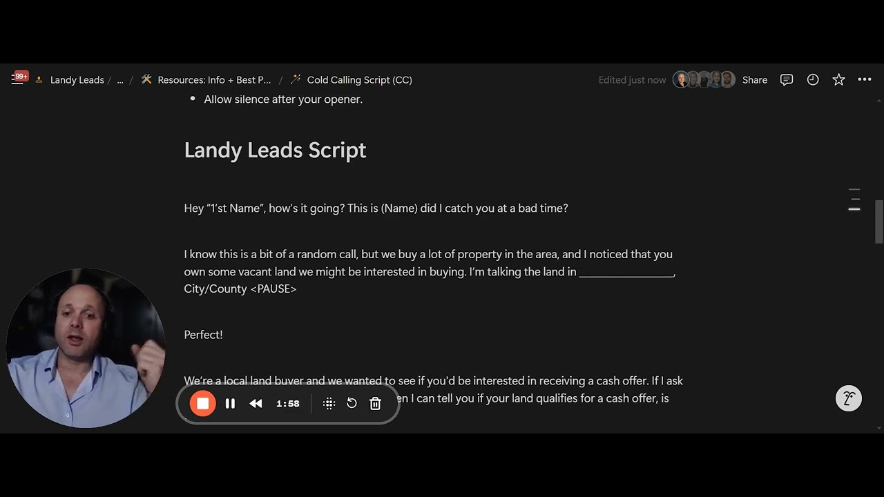 Mastering Your Cold Calling Intro - YouTube