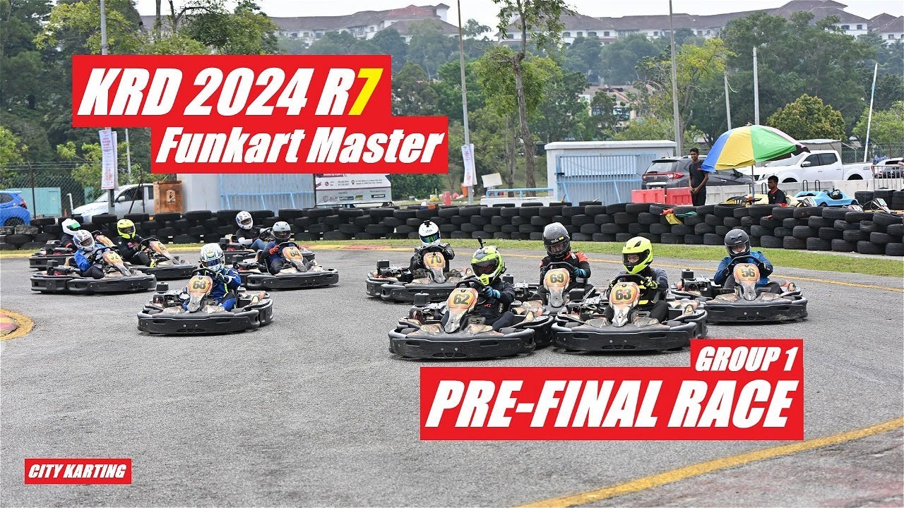KRD 2024 R7 Funkart Master | Pre-Final Race (Group 1) | City Karting Shah Alam - YouTube
