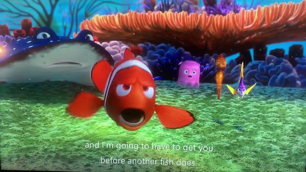 Finding Nemo He Touched The Butt Scene