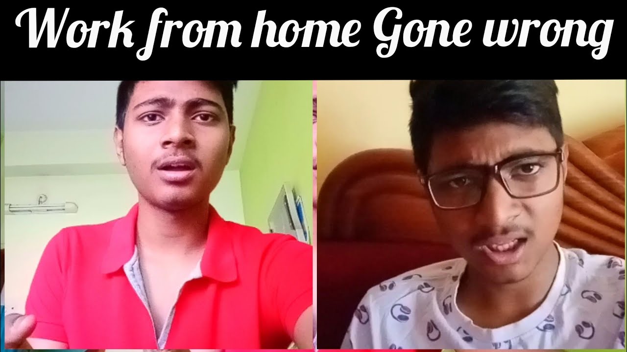 Work from home be like ☺ - YouTube